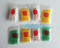 China 1515 mini apple Zip lockk bags, apple baggies printed mini Zip lockk bag with different size from china supplier, minigrip for sale