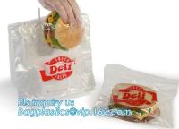China LDPE PP zipper or slider custom print plastic deli saddle bag, PE Saddle Deli Bag,Slider saddle bag, Deli Saddle Bag wit for sale