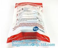 China Zip-lock Bag BIOHAZARD SPECIMEN LAB BAG, printed zip lock plastic bags,medical transport bag,lab specimen transport bags for sale