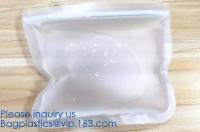 China Essential housewares, Fresh Lock, Seal Fresh, Portable Reusable Food Zip lockk Seal Silicone Fresh Freezer Bag For Travel for sale