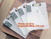 China PP Material Document Pocket File Folder, A4 pp file folder, clear clip file folder for sale