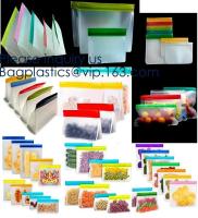 China Large Capacity Leakproof Reusable Double Zip lockk Peva Sandwich Snack Bags,EASY SEAL SLIDER,Eco-friendly manufacturers for sale