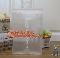 China Best Selling Promotional Clear Vinyl Fashion Travel Cosmetic Bag, Custom clear packing PVC bag with slider PVC cosmetic for sale