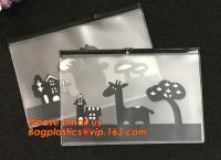 China Popular Universal Plastic School Pencil Pouch bag, Custom transparent pvc plastic pencil bag with zip for sale