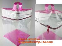 China Custom made all kinds transparent plastic make up bag clear pvc cosmetic bag for women, new fashion eco-friendly cheap w for sale