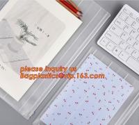 China custom clear a4 a5 pu pvc plastic document bag,Custom Imprint Clear Zipper PVC Mesh Bag A5 Document Bag PVC File Folder for sale