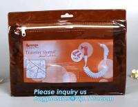 China A5 size clear plastic PP PVC document file bag with zip lock,PVC bag zippered PVC mesh bag EVA document file bag bagease for sale