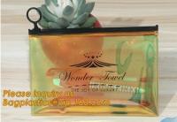 China Holographic Color Bag Neon Bag Clear Pvc Cosmetic Make Up Bag in Rainbow,Promotional Ladies Girls Gift Bright Neon Candy for sale