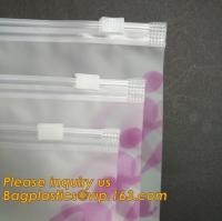 China Custom Printed Thick Plastic Poly Zip Lock Waterproof Slider Bags Thick Plastic Poly Bags For swimwear/bikini,bagplastic for sale