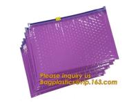 China Hot sale customized Slider bubble bag, Reclosable Bubble zip lock packaging bag,Insulation Packing Bag Thermal 3D Box Li for sale