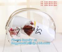 China Girl Glitter PVC Fashion Cosmetic Bag, portable travel makeup bag cases bulk women handbag custom transparent clear pvc for sale