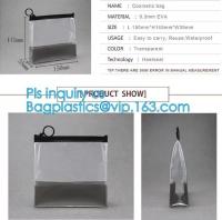 China Slider zipper Plastic bag for file bag, clothing packaging bag with zipper/clothes packaging bags/PVC slider bag for sale