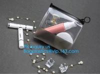 China top zipper slider clear packing PVC Bag, Custom Printed Clothes Packaging Suited Frosted PVC/EVA Vinyl Slider Top Zipper for sale