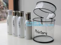 China Non-toxic eco-friendly Standup Cosmetic PVC Bag With zipper Slider, Slider zipper bag plastic bag with zipper, slider zi for sale