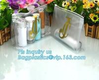 China slider pvc promotional packaging bag, zipper bag for cosmetics, office slider transpraent plastic storage bag, slider zi for sale