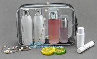 China Transparent EVA plastic beach cosmetic bag, vinyl transparent clear PVC zipper cosmetic bag, waterproof clear zipper pla for sale