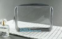 China Transparent EVA plastic beach cosmetic bag, vinyl transparent clear PVC zipper cosmetic bag, waterproof clear zipper pla for sale