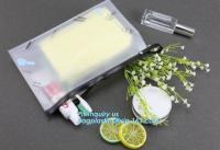 China Matte Clear Soft Plastic Clothes Storage Bag Zip lock Slider Seal Reclosable Frost Zipper Packing Pouch For Cosmetic Pac for sale