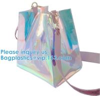 China Travel Pouch, Manufacture Clear PVC Zipper Puller Cosmetic Bag,Holographic Travel Pouch Cosmetic Bag Envelope Clutch Bag for sale