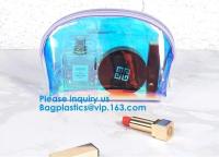 China Shiny Luxury Hologram Laser Pvc Holographic Cosmetic Zipper Make Up Bag,Toiletry Bag Hologram Laser Lady Travel Cosmeti for sale
