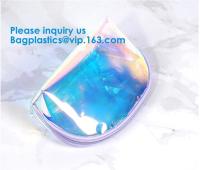 China Shiny Luxury Hologram Laser Pvc Holographic Cosmetic Zipper Make Up Bag,Toiletry Bag Hologram Laser Lady Travel Cosmeti for sale