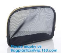 China Mesh Cosmetic Bag Promotional 5pc Basics Makeup Bag Set, Mesh Cosmetic Bag Makeup Bags, Makeup Pouch for sale