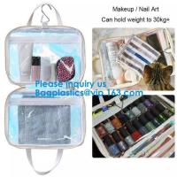 China Shiny Silver Pvc Holographic Makeup Cosmetic Bags Toiletry Storage Wash Bags Organizer Pouch Beauty Makeup Case Accessor for sale