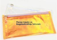 China Transparent Clear PVC Slider Zipper Bag Plastic Bag With Zipper,Eco-friendly Slider Zipper Flat PVC Plastic Bag For Docu for sale
