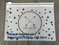 China PVC Slider Frosted Zipper Bag ,Plastic Packing Bag With Zipper, Resealable Poly Bags,Slider Zipper Bag Clear Pvc Packagi for sale