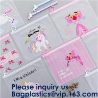China Transparent Clear Slider Zipper Bag Zip lockk Bag For Stationery,Matte Slider Zipper Top Soft Touch PE Polybags Bag for sale