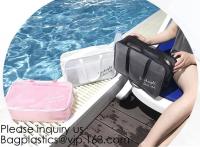 China Wholesale Custom Logo Fancy Handy Luxury Empty Travel Pvc Toiletry Cosmetic Bag Pouch,Fashion Large Capacity PU and PVC for sale