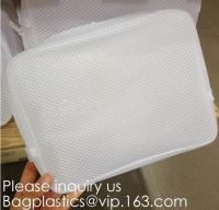 China Wholesale Custom Logo Fancy Handy Luxury Empty Travel Pvc Toiletry Cosmetic Bag Pouch,Fashion Large Capacity PU and PVC for sale