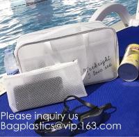 China Eco-friendly Fashion Waterproof Clear PVC Zippered Cosmetic Pouch for Bathroom,Holographic PVC Makeup Cosmetic Bag Laser for sale
