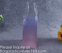 China Custom Clear Pvc Lady Handbag Set Transparent Beach Tote Bag With Inner Pouch,Shoulder Tote Holographic PVC Beach Bag for sale