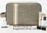 China Wholesale Custom Logo Mini Small Blank Black Cotton Canvas Travel Cosmetic Pouch Makeup Bag, bagease, bagplastics pak for sale