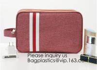 China Wholesale Custom Logo Mini Small Blank Black Cotton Canvas Travel Cosmetic Pouch Makeup Bag, bagease, bagplastics pak for sale