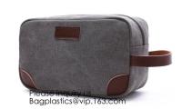 China Customized luxury canvas Korean makeup pouch travel cosmetic bag,Promotional Eco friendly Cotton Canvas Zipper Makeup Co for sale