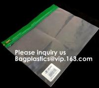 China Metal Slider Office File Folder Mesh Clear PVC Zip Lock Document Bag,Folder File Wallet Zipped Lock Document Bag pack for sale
