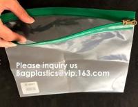 China Manufacturer Custom Printing Plastic Zip lockk Clear A4 A5 File Document Zip Bag Pouch,zipped pouch, spouted pouch, 3 side for sale