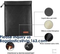 China Fiberglass Waterproof Durable,Fire Resistant Document bag Fire Proof Bag,Non-itchy Fiberglass Fireproof Water Resistant for sale