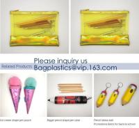 China Fashion Travelling Heat-Sealed Clear EVA Cosmetic Bag With Yellow Snap Button And Rubber Handle Pouch By L'Oreal, Sedex for sale