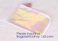 China EVA Clear Pouch zipper bag,Slide Zip Lock EVA Pouch Bag with Folding Bottom,Promotional custom printing clear eva cosmet for sale