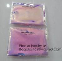 China New Design Holographic Makeup Bag Pvc Cosmetic Bag With Zip lockk Cushioning Bubble Mailer Zip lockk Bubble Bag, bagease for sale