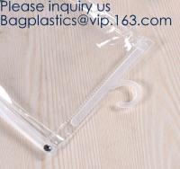 China Custom Logo Zip Lock Transparent PVC EVA Cosmetic Bag,Reusable EVA swimwear bag with Zip lockk in various colors, bagease for sale