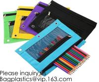China China School Stationery Pen Bag Pencil Packing Bag With Zipper Closure,Printable sublimation blank Kids Pen Bag ,Linen S for sale