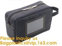 China Zipper Bank Deposit Pouches Bag,Locking Secured Bank Bag Locki Deposit Doc Bag with PVC Window,Secure Deposit Utility Zi for sale