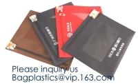 China Locking Security Money Bag Cash Bank Deposit Bag with Two Keys Bank Security Deposit Bags Cash Bag With Locking bagease for sale