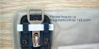 China Zipper Vinyl PVC Leather Bank Deposit Bags Bank Deposit Bag With Key Ring,Locking Courier Bag 1000 Denier Nylon Combinat for sale
