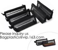 China Multipurpose Nylon Mesh Cosmetic Bag Makeup Travel Cases Pencil Case Travel Organizers,Pouch for Offices Travel Accessor for sale