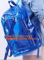 China Backpack Bag Casual Backpack For Women, outdoor clear pvc plastic backpack, school travel backpack with padded shoulder for sale